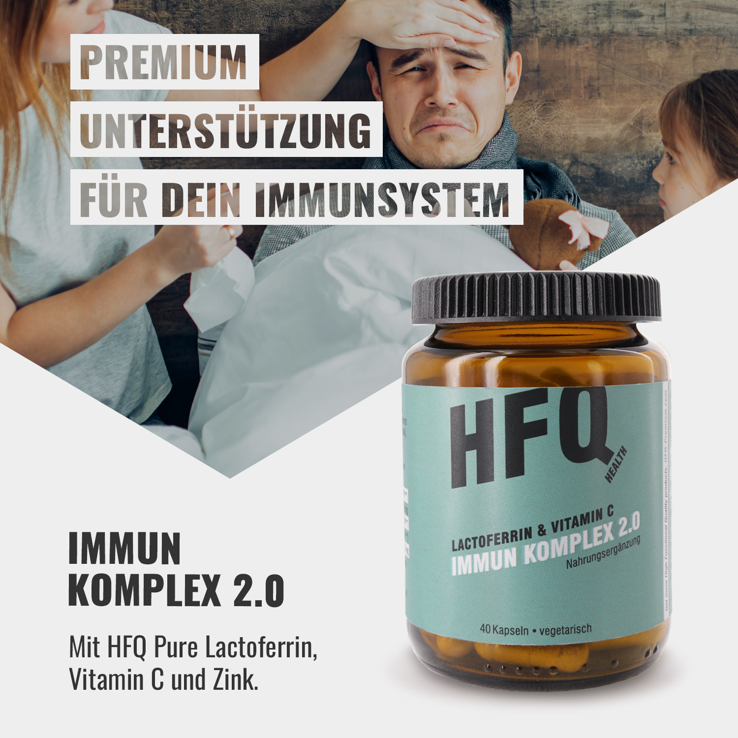 Premium Immun Komplex 2.0 von HFQ - Nutri-Direct.com